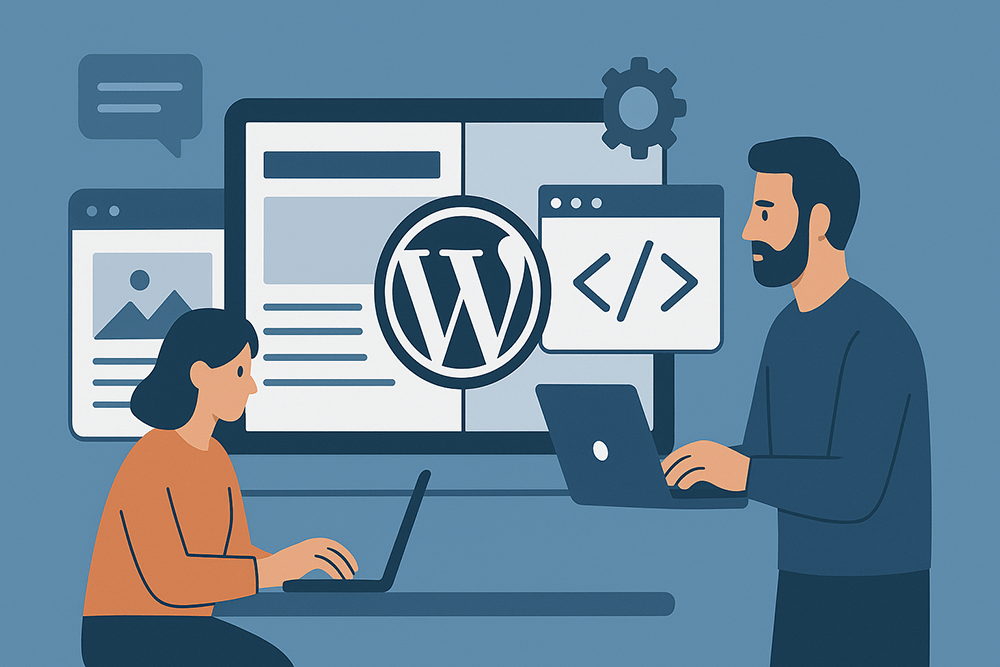 WordPress 3-in-1 Web Design Service Process
